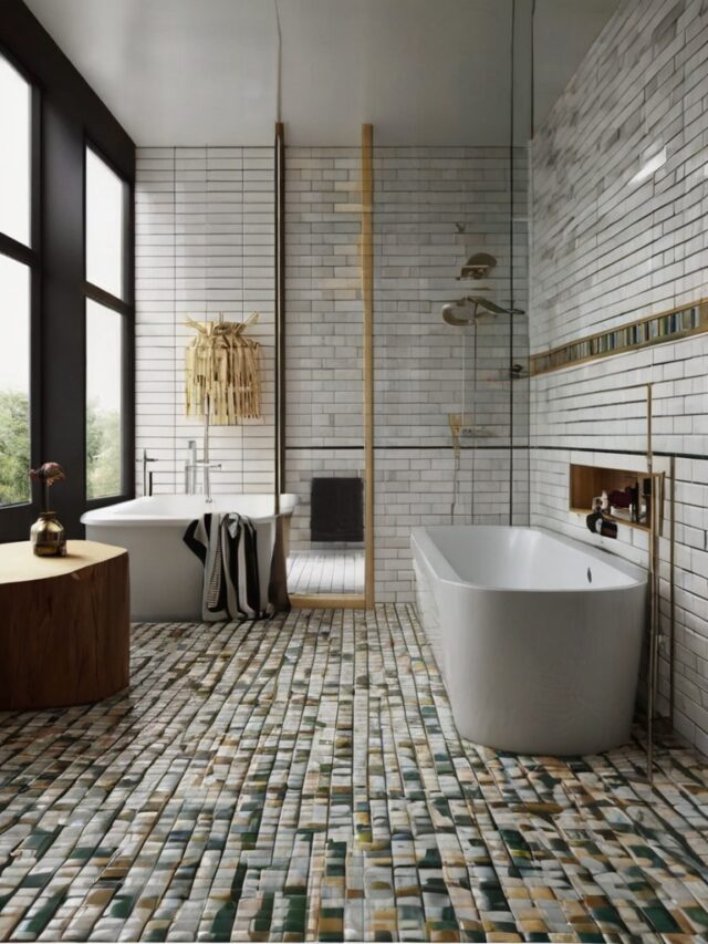 10 Stylish and Trendy Bathroom Floor Tile Ideas for a Modern Makeover ...