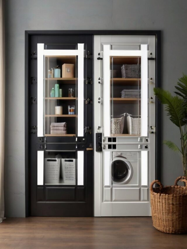 10 Trending Laundry Door Ideas: Stylish Upgrade - Homezillo