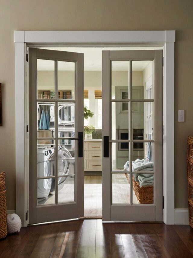 10 Trending Laundry Door Ideas: Stylish Upgrade - Homezillo