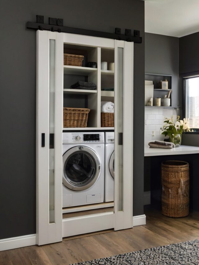 10 Trending Laundry Door Ideas: Stylish Upgrade - Homezillo