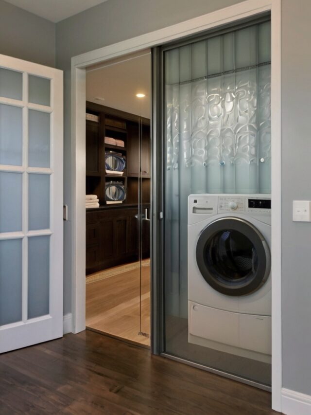 10 Trending Laundry Door Ideas: Stylish Upgrade - Homezillo