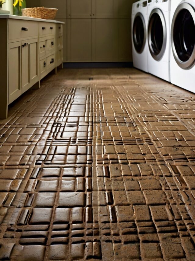 10 Trendy Laundry Room Floor Ideas - Homezillo