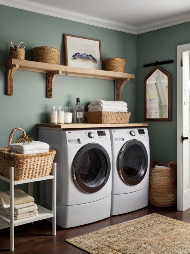 10 Reasonable Small Laundry Room Ideas - Homezillo