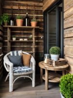 10 Amazing Rustic Balcony Ideas - Homezillo