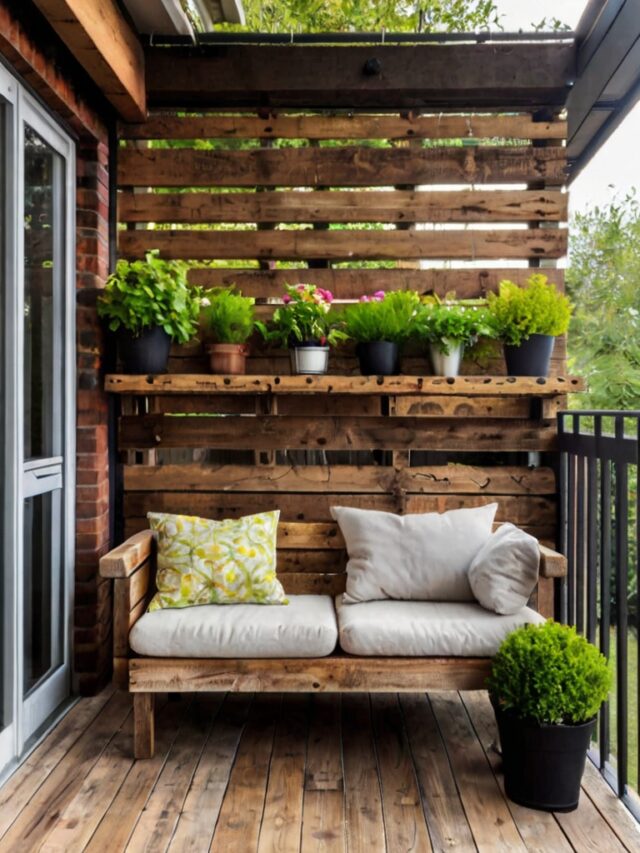 10 Amazing Rustic Balcony Ideas - Homezillo