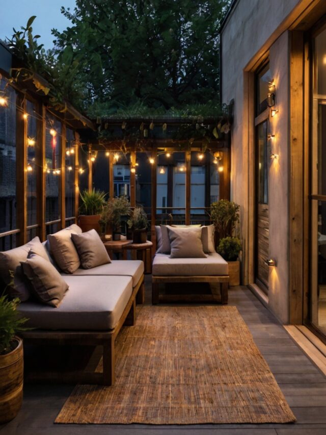 10 Amazing Rustic Balcony Ideas - Homezillo