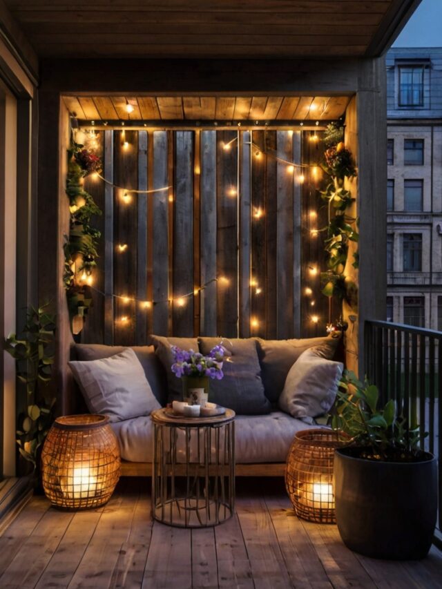 10 Amazing Rustic Balcony Ideas - Homezillo