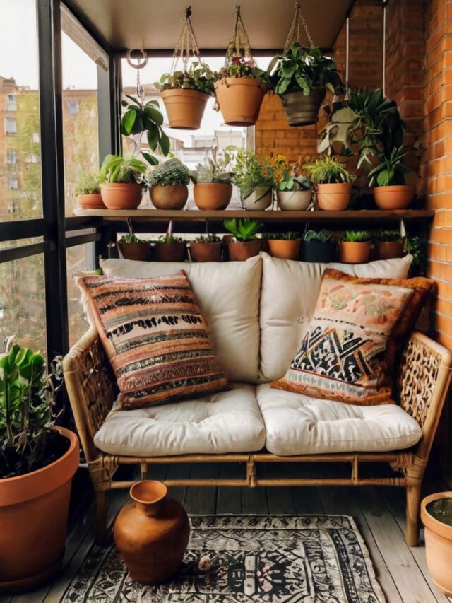 10 Stunning Small Boho Balcony Ideas to Transform Your Space - Homezillo