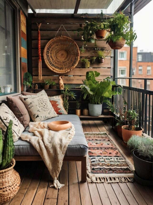 10 Stunning Small Boho Balcony Ideas to Transform Your Space - Homezillo