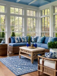10 Creative Blue Sunroom Ideas: Modern and Bold Designs - Homezillo