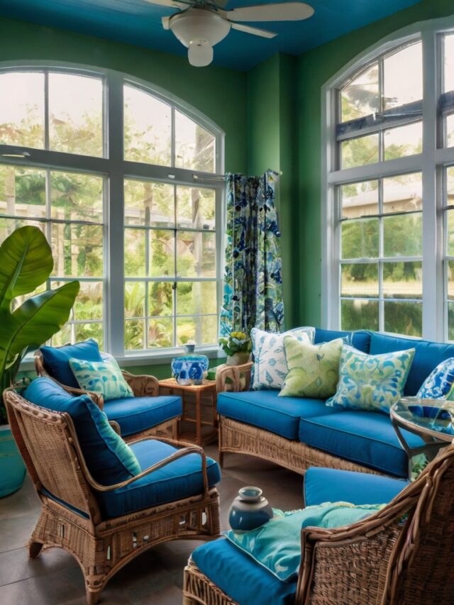 10 Creative Blue Sunroom Ideas: Modern and Bold Designs - Homezillo
