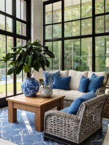 10 Creative Blue Sunroom Ideas: Modern and Bold Designs - Homezillo