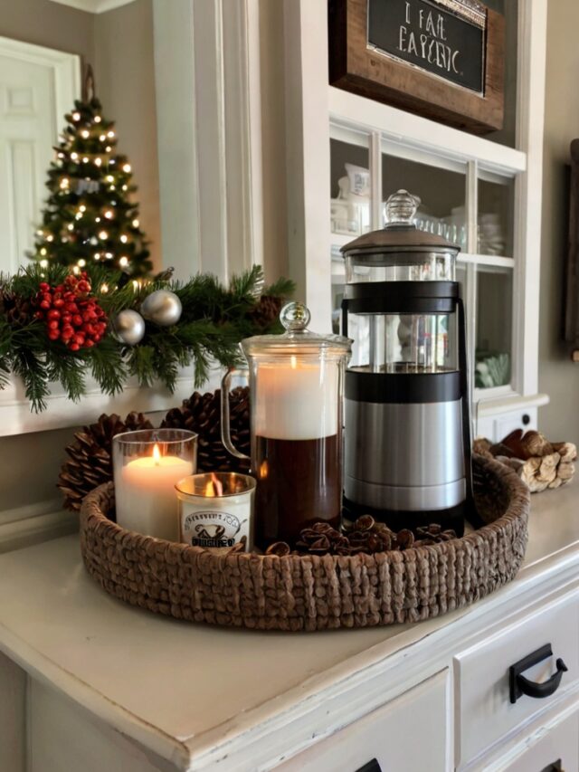 Coffee Station Table Ideas: Minimalist Designs - Homezillo