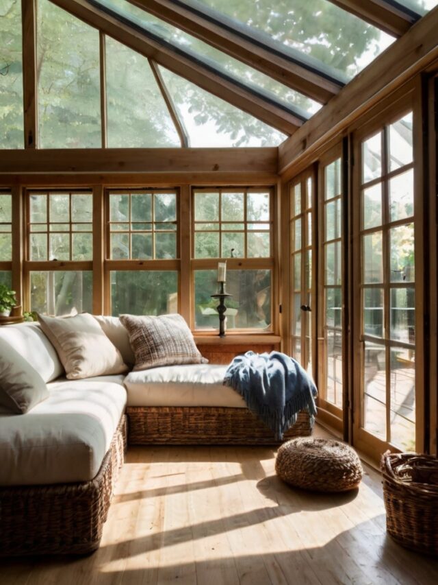 10 Cozy Sunroom Ideas: Bright, Airy and Cozy Space - Homezillo