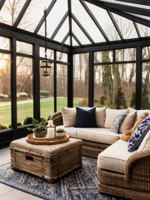 10 Cozy Sunroom Ideas: Bright, Airy and Cozy Space - Homezillo