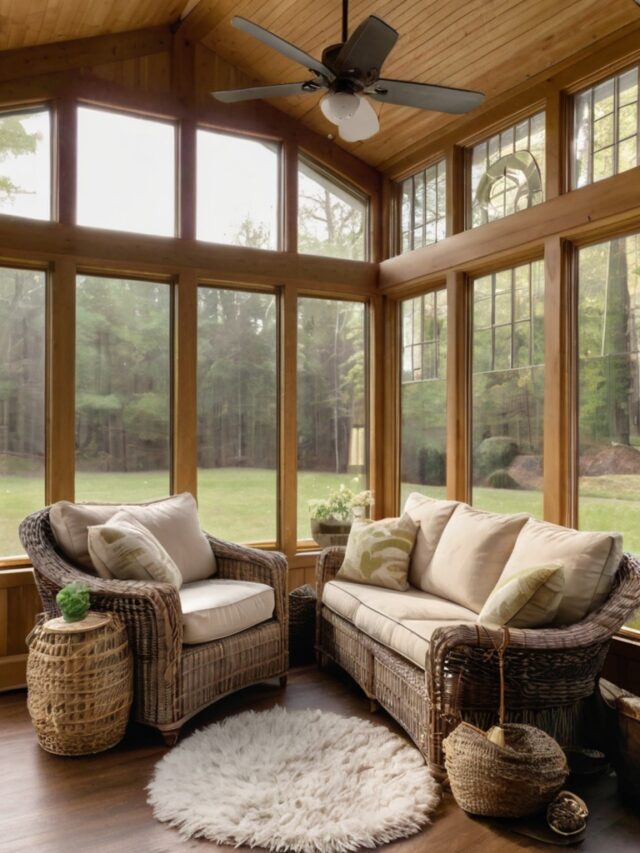 10 Cozy Sunroom Ideas: Bright, Airy and Cozy Space - Homezillo