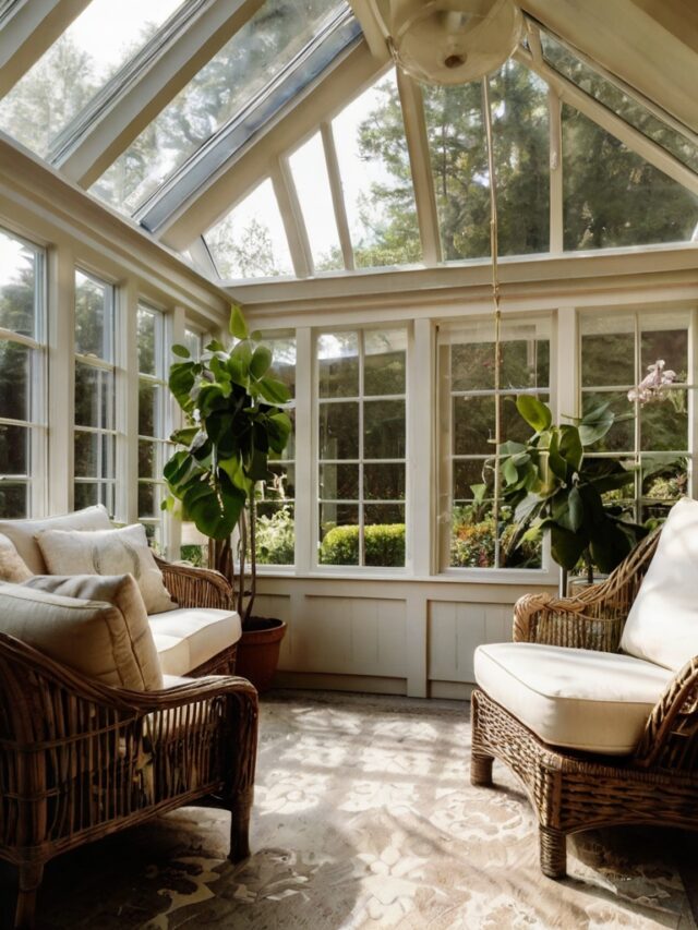 10 Cozy Sunroom Ideas: Bright, Airy and Cozy Space - Homezillo