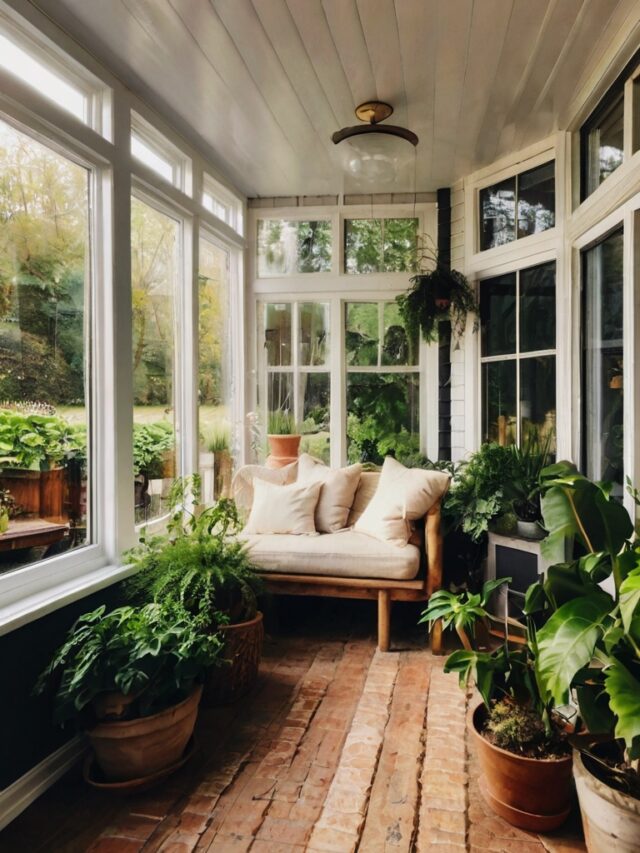10 Cozy Sunroom Ideas: Bright, Airy and Cozy Space - Homezillo