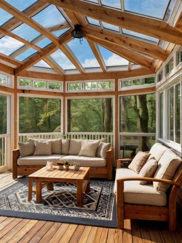 Deck Sunroom Ideas: Modern and Rustic Designs - Homezillo