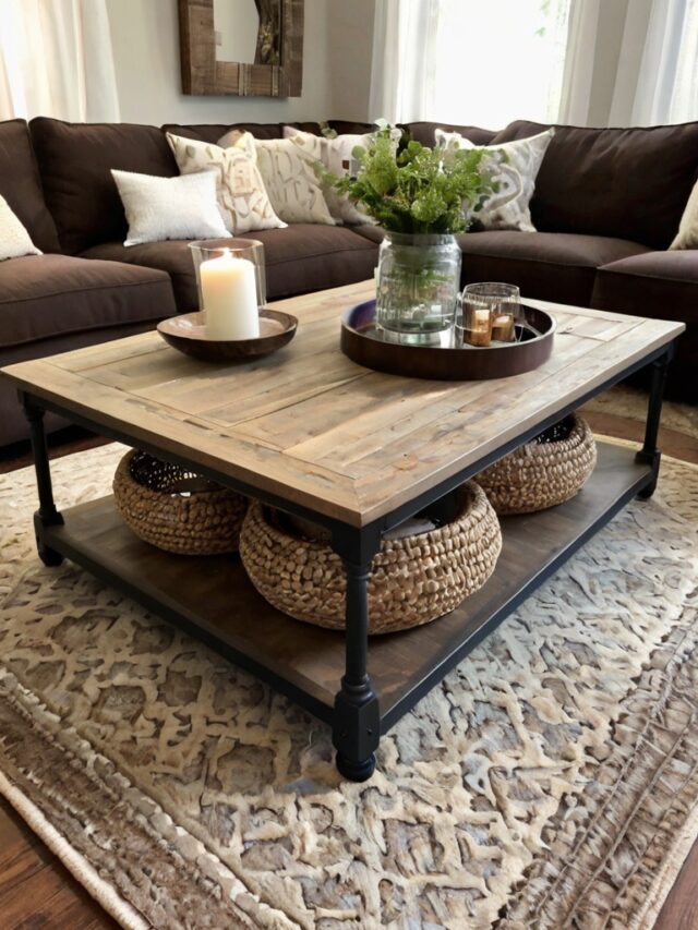 10 Double Coffee Table Ideas: Trending, Modern and Rustic Designs ...