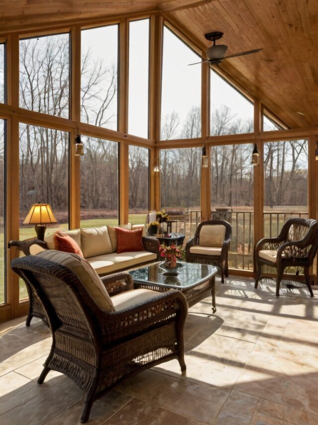10 Top Four Season Sunroom Ideas: Decorating Trends - Homezillo