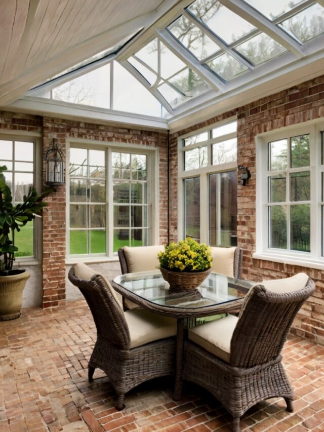 Top 10 Brick Sunroom Ideas: Stylish Design Tips - Homezillo