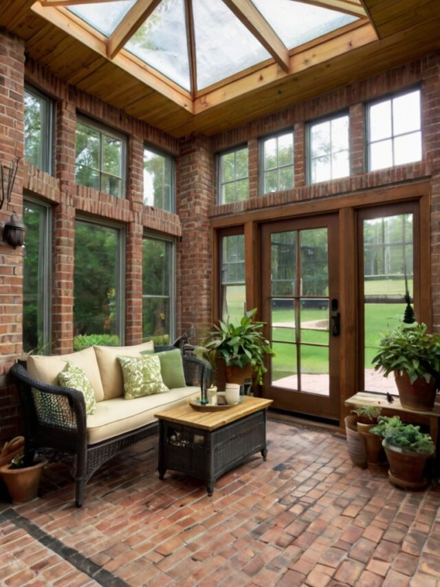 Top 10 Brick Sunroom Ideas: Stylish Design Tips - Homezillo