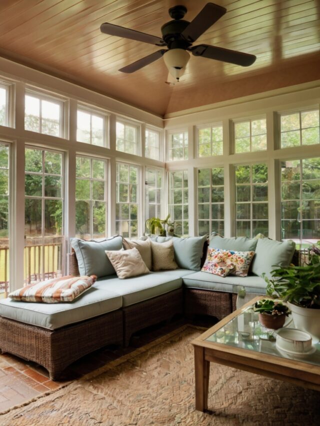 10 Enclosed Sunroom Ideas: Stunning Designs - Homezillo