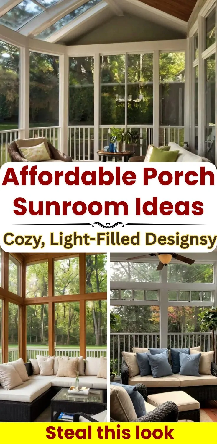 Top 10 Porch Sunroom Ideas: Latest Design - Homezillo