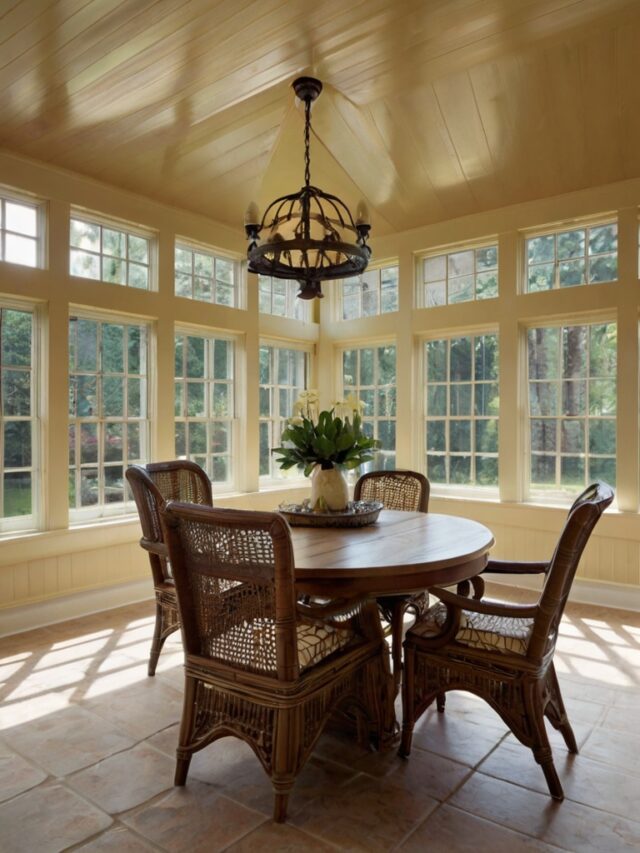 10 Creative Sunroom Dining Room Ideas: Layout Tips - Homezillo
