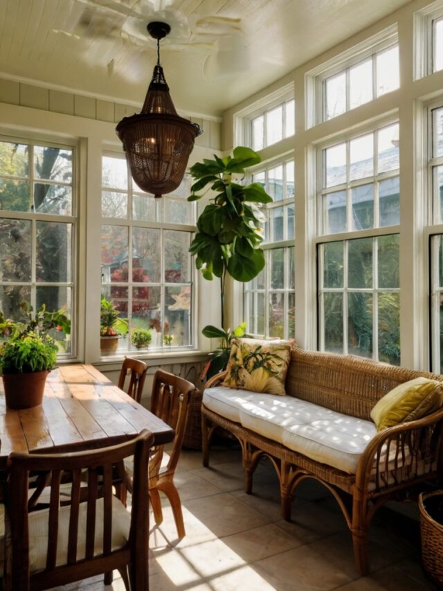 10 Creative Sunroom Dining Room Ideas: Layout Tips - Homezillo