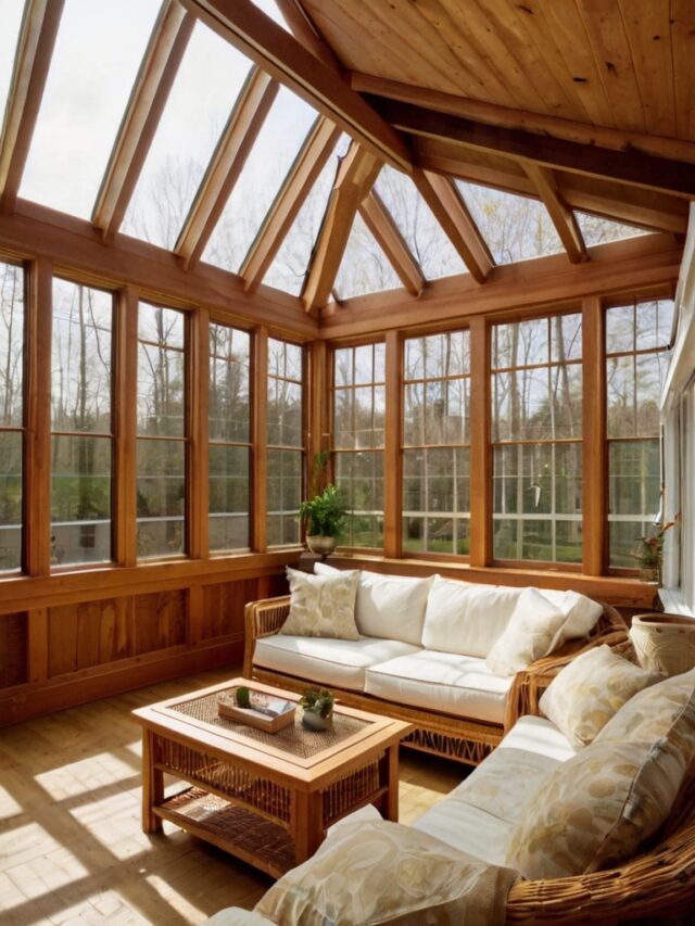 Top 10 Wood Sunroom Ideas: Minimalist Designs to Elevate Your Home ...