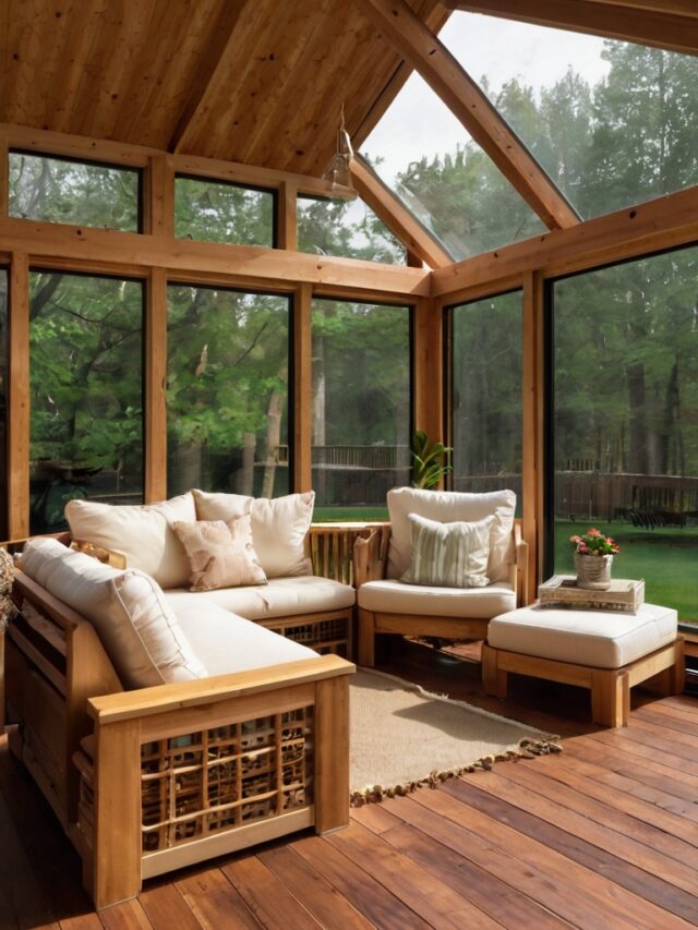 Top 10 Wood Sunroom Ideas: Minimalist Designs to Elevate Your Home ...