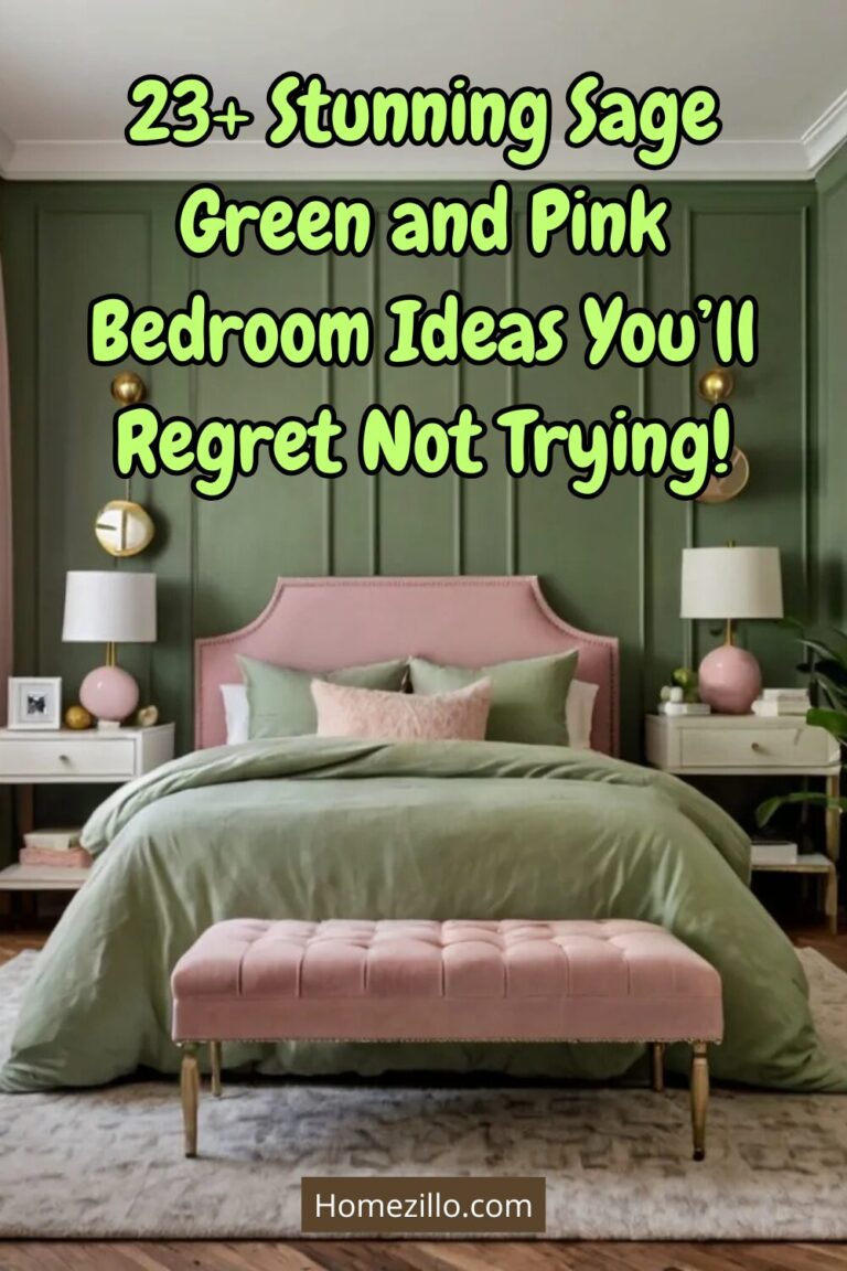 10 Sage Green and Pink Bedroom Ideas: Cozy and Chic Ambiance - Homezillo