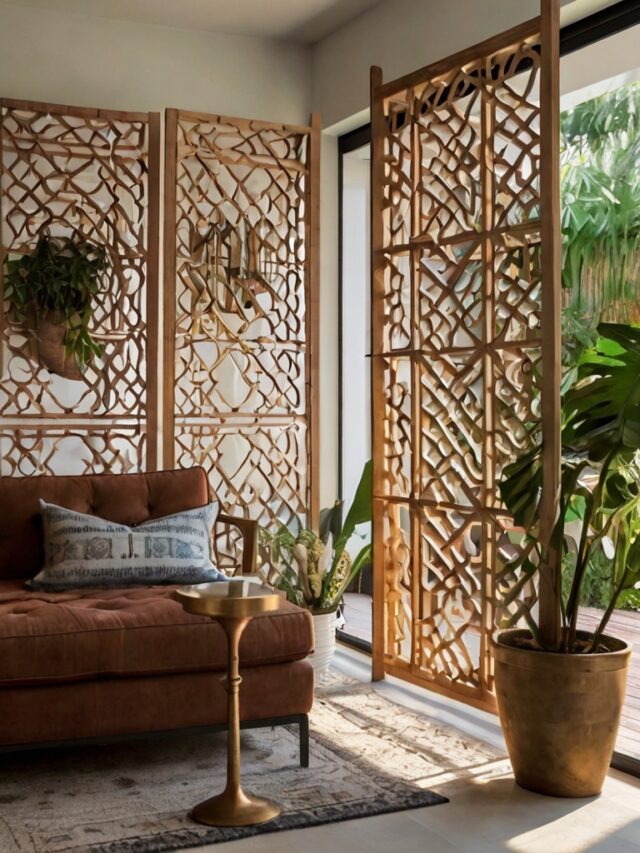 16 Stylish Living Room Divider Ideas: Modern Home - Homezillo