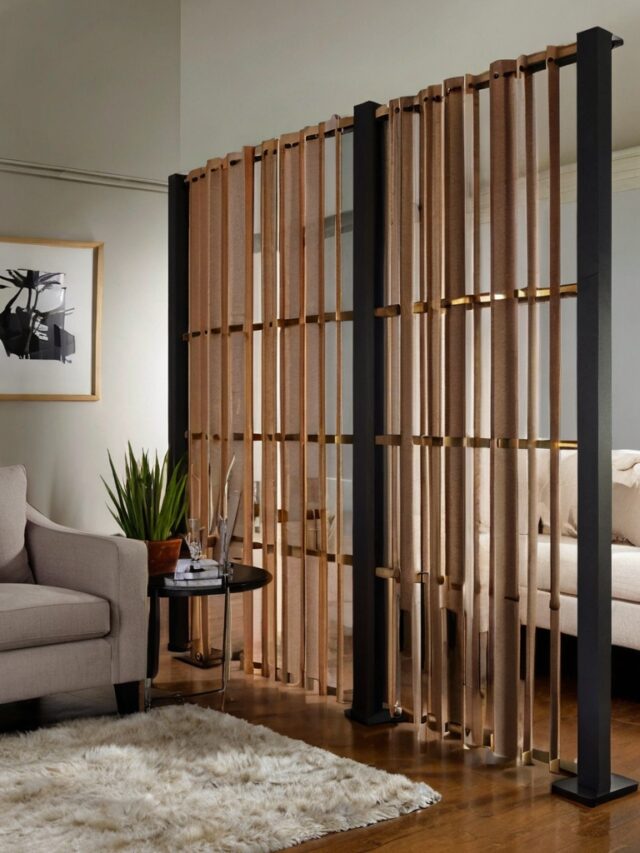 16 Stylish Room Divider Half Wall Ideas: Modern Look - Homezillo