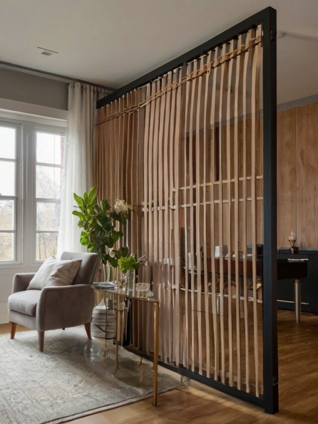 16 Stylish Room Divider Half Wall Ideas: Modern Look - Homezillo