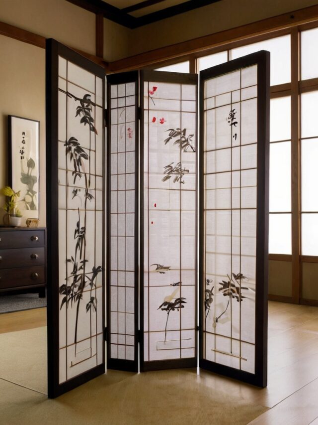 15+ Stylish Room Divider Screen Ideas: Modern & Boho Look - Homezillo