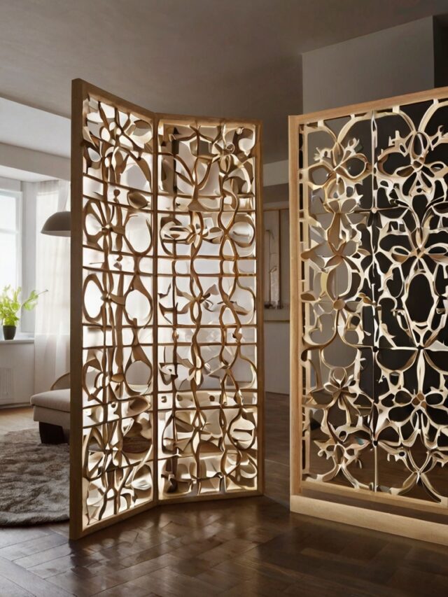 15+ Stylish Room Divider Screen Ideas: Modern & Boho Look - Homezillo