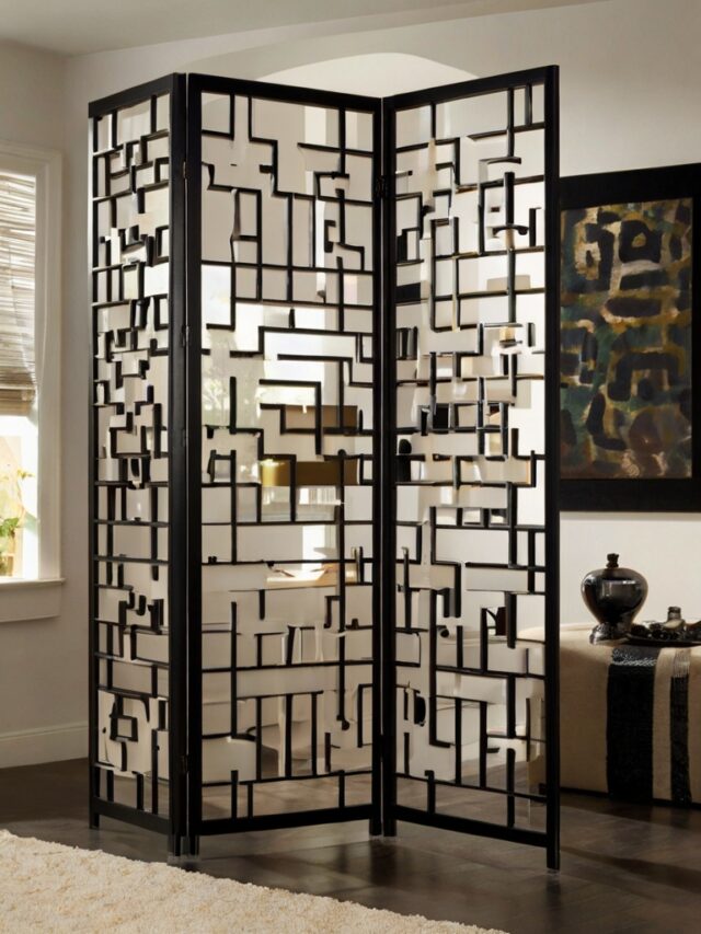 15+ Stylish Room Divider Screen Ideas: Modern & Boho Look - Homezillo