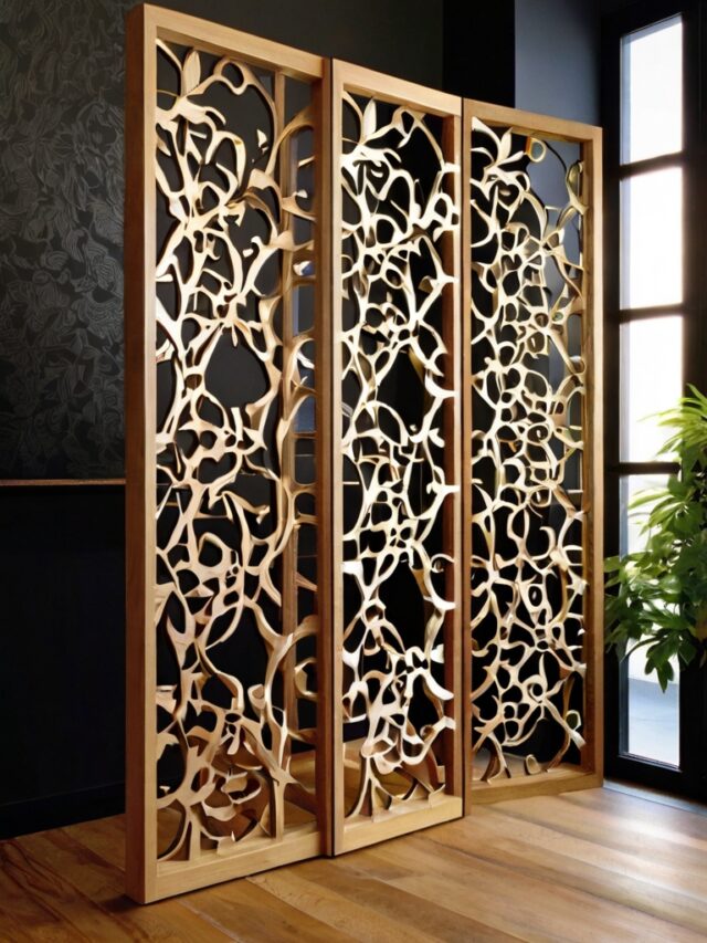 15+ Stylish Room Divider Screen Ideas: Modern & Boho Look - Homezillo