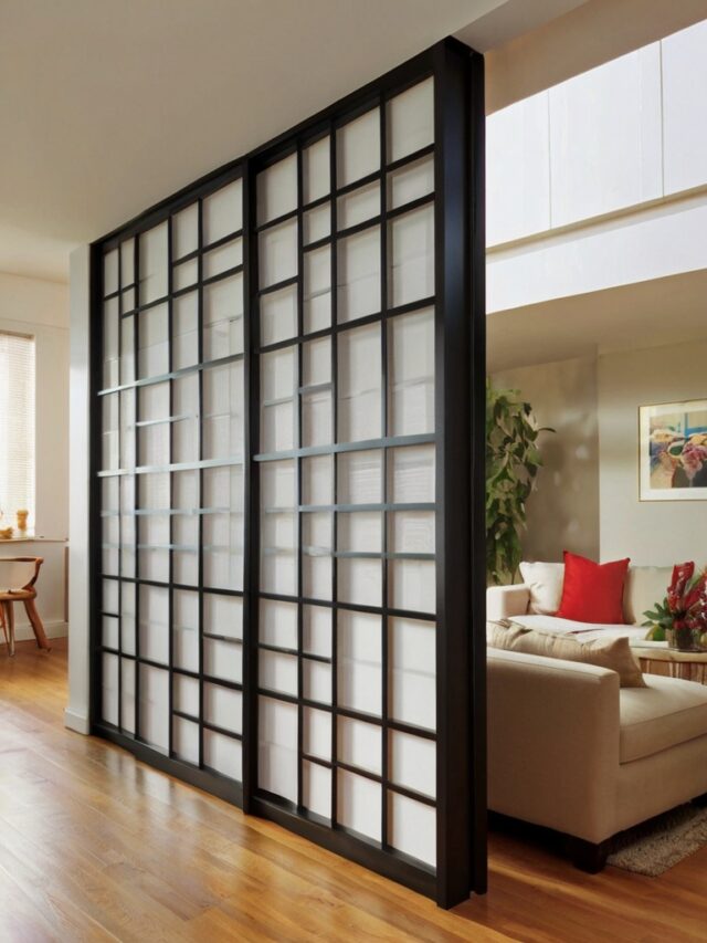15+ Stunning Sliding Room Divider Ideas for Modern Interiors - Homezillo