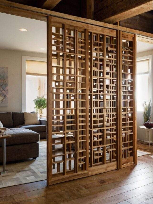 15+ Stunning Sliding Room Divider Ideas for Modern Interiors - Homezillo