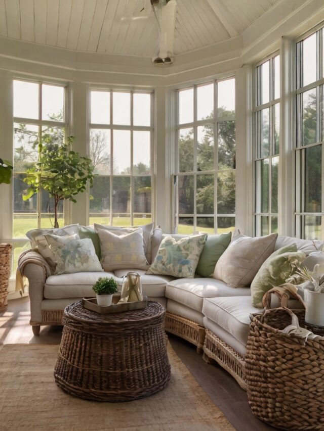 16 Cozy Sunroom Couch Ideas: Stylish Options - Homezillo