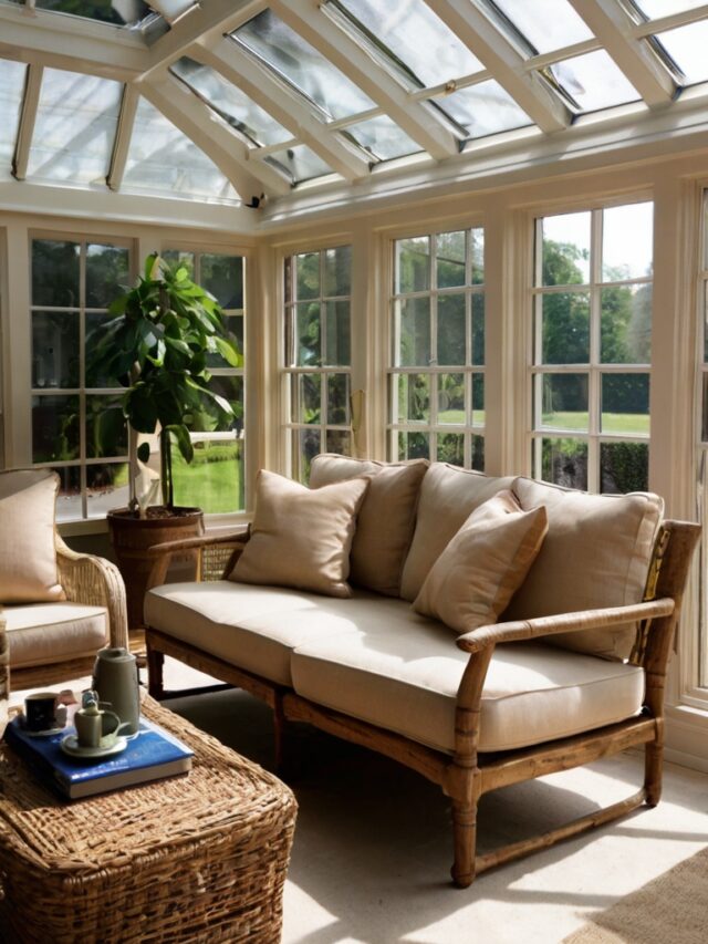 16 Cozy Sunroom Couch Ideas: Stylish Options - Homezillo