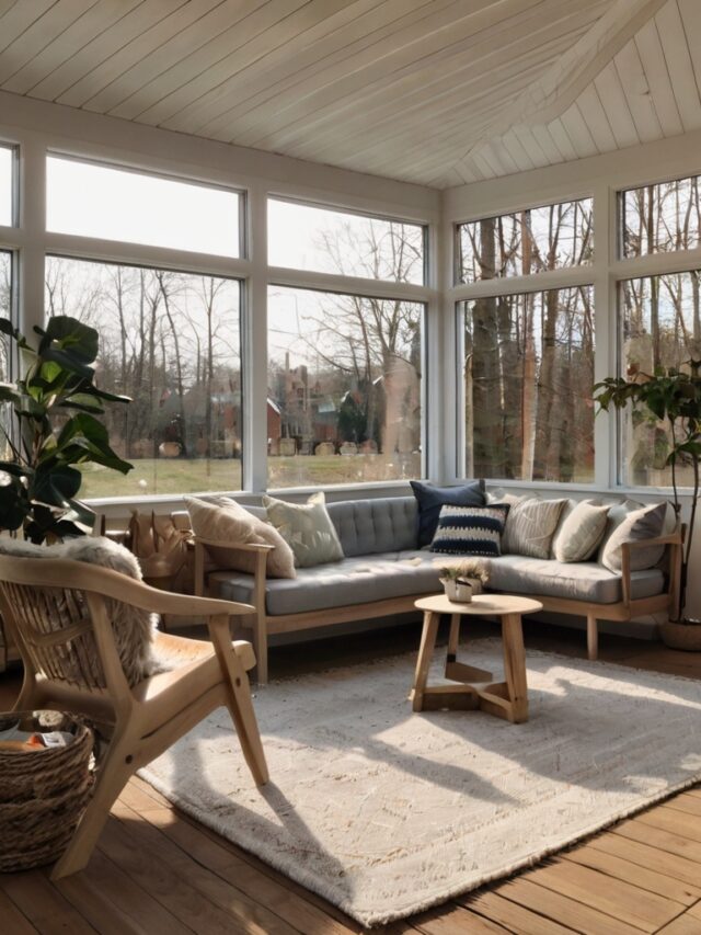 16 Cozy Sunroom Couch Ideas: Stylish Options - Homezillo