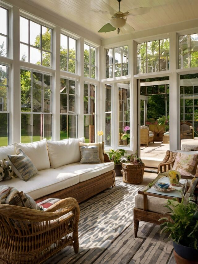 16 Cozy Sunroom Couch Ideas: Stylish Options - Homezillo