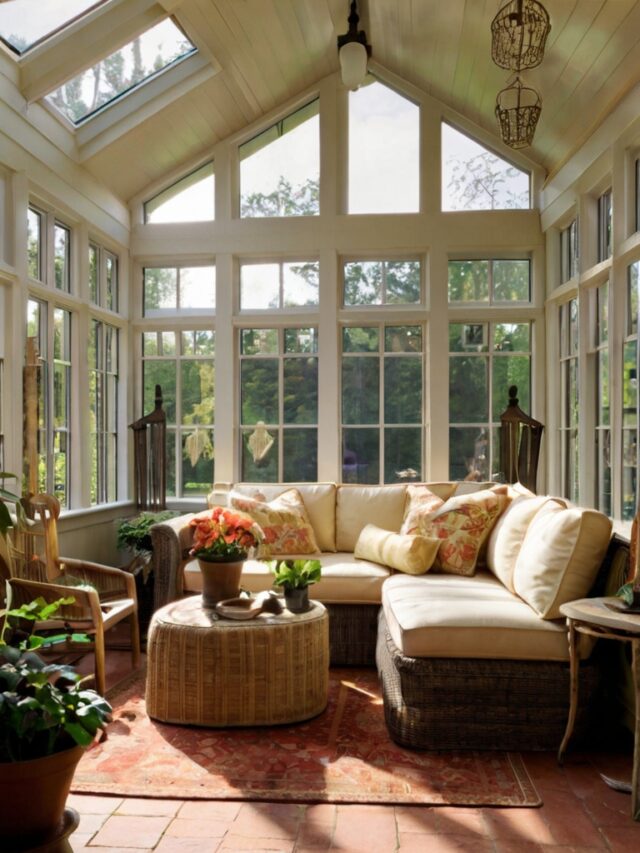 16 Cozy Sunroom Couch Ideas: Stylish Options - Homezillo