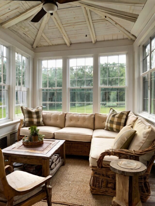 16 Cozy Sunroom Couch Ideas: Stylish Options - Homezillo