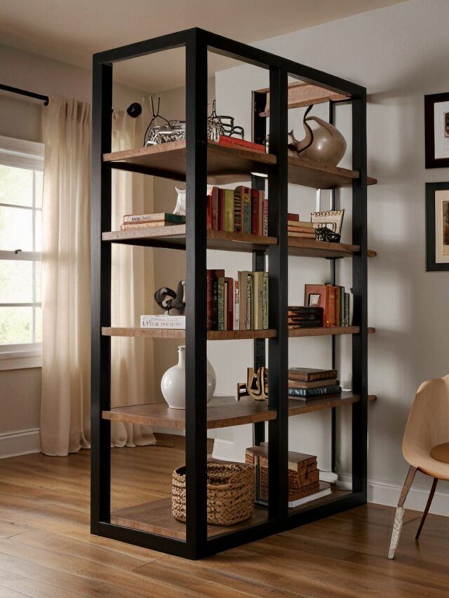 16 Creative Bookcase Room Divider Ideas: Chic Home - Homezillo